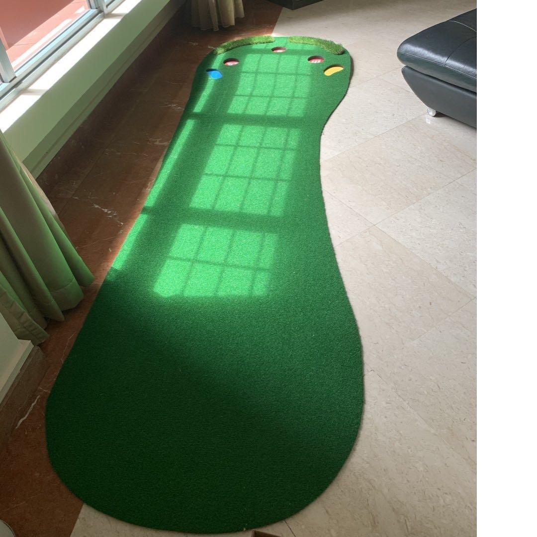 PGM Golf Putting Mat Golf Trainer Carpet Big Feet Golf Trainer Mat ...