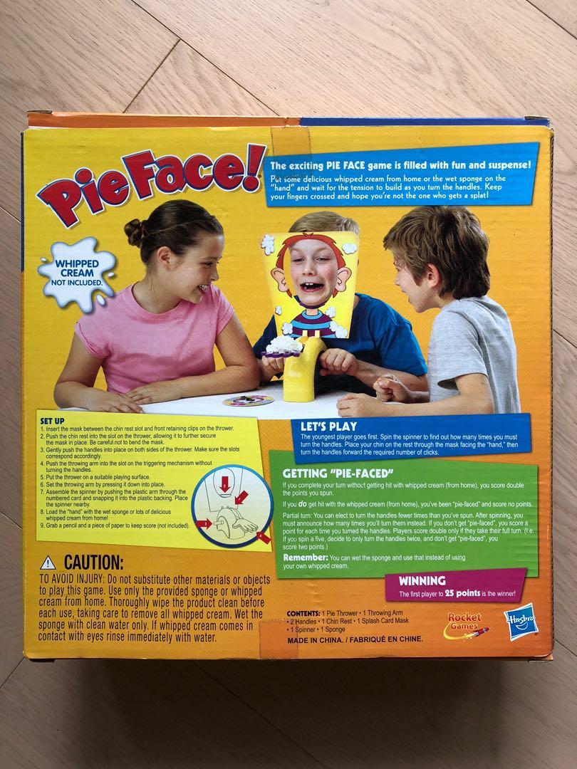Pie Face Party Game(全新未開盒), 興趣及遊戲, 玩具 & 遊戲類 - Carousell