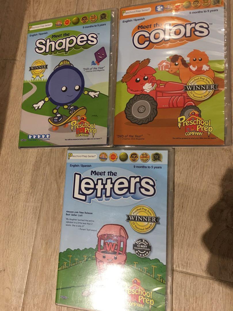 Preschool prep DVD, Hobbies & Toys, Music & Media, CDs & DVDs on Carousell