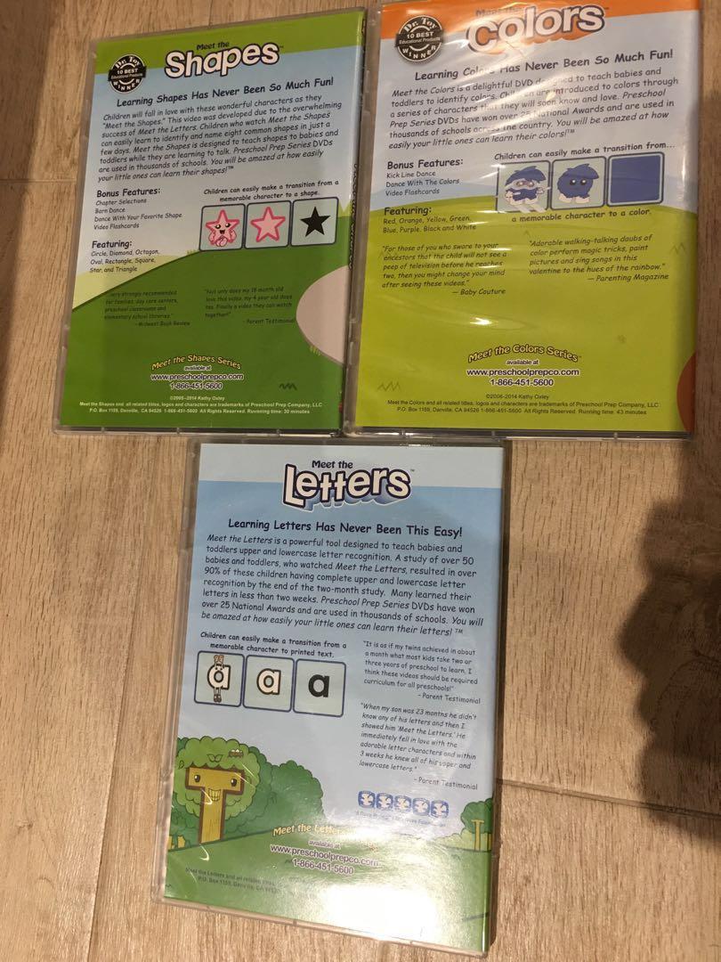 Preschool prep DVD, Hobbies & Toys, Music & Media, CDs & DVDs on Carousell