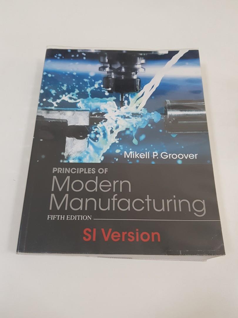 Principles of Modern Manufacturing Textbook, Hobbies & Toys, Books ...