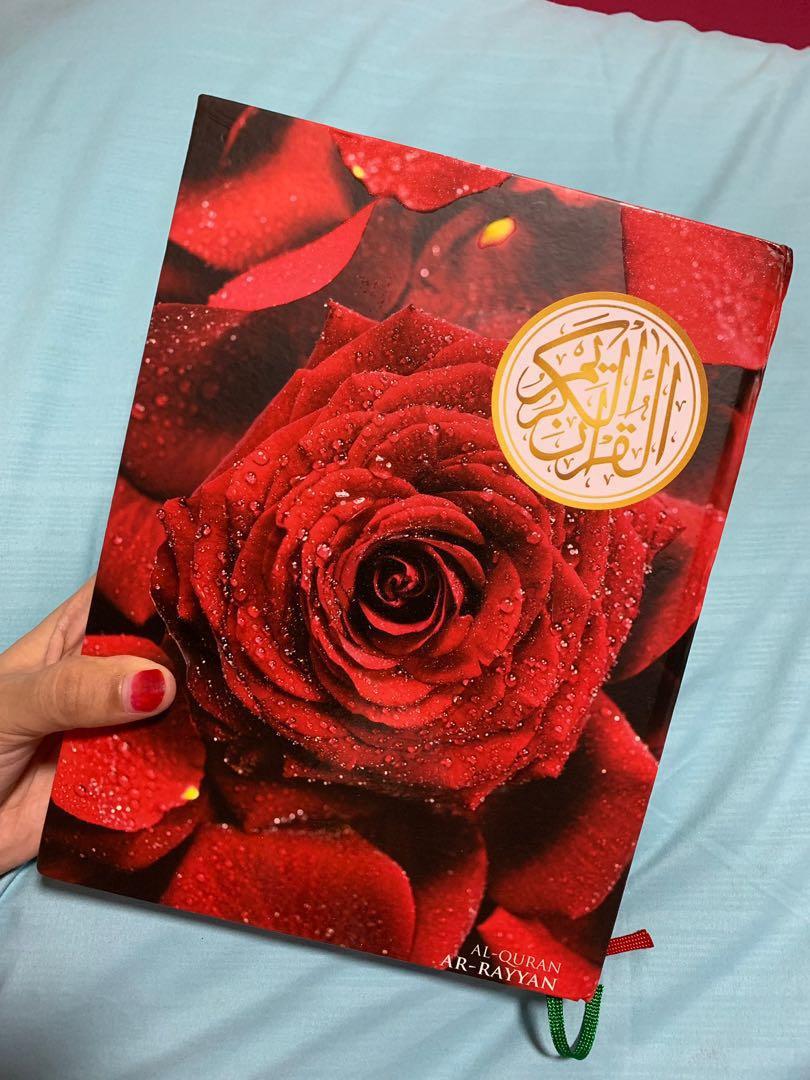 Quran Bertanda Rose Besar AR RAYAN, Hobbies & Toys, Stationery & Craft ...
