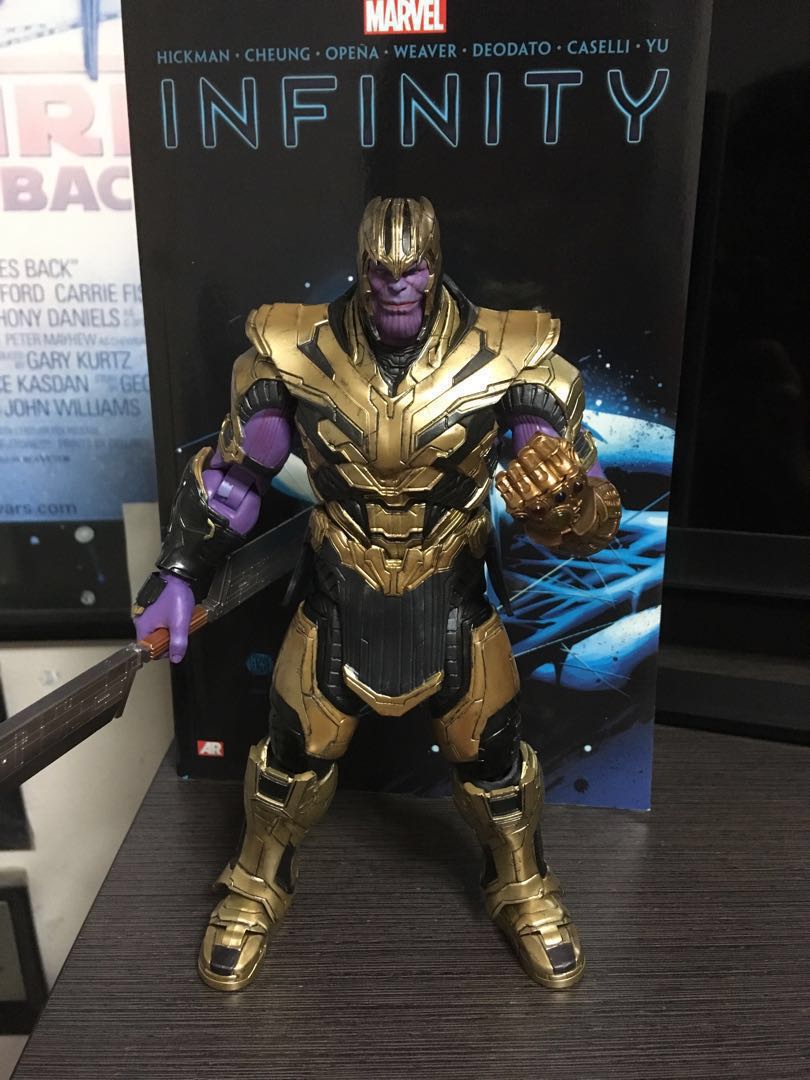 S H Figuarts Avengers Armored Thanos [Custom], Hobbies & Toys, Toys ...
