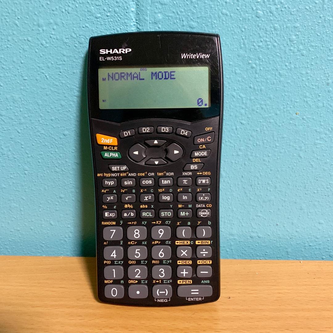 SHARP EL-W531S SCIENTIFIC CALCULATOR, Computers & Tech, Office ...