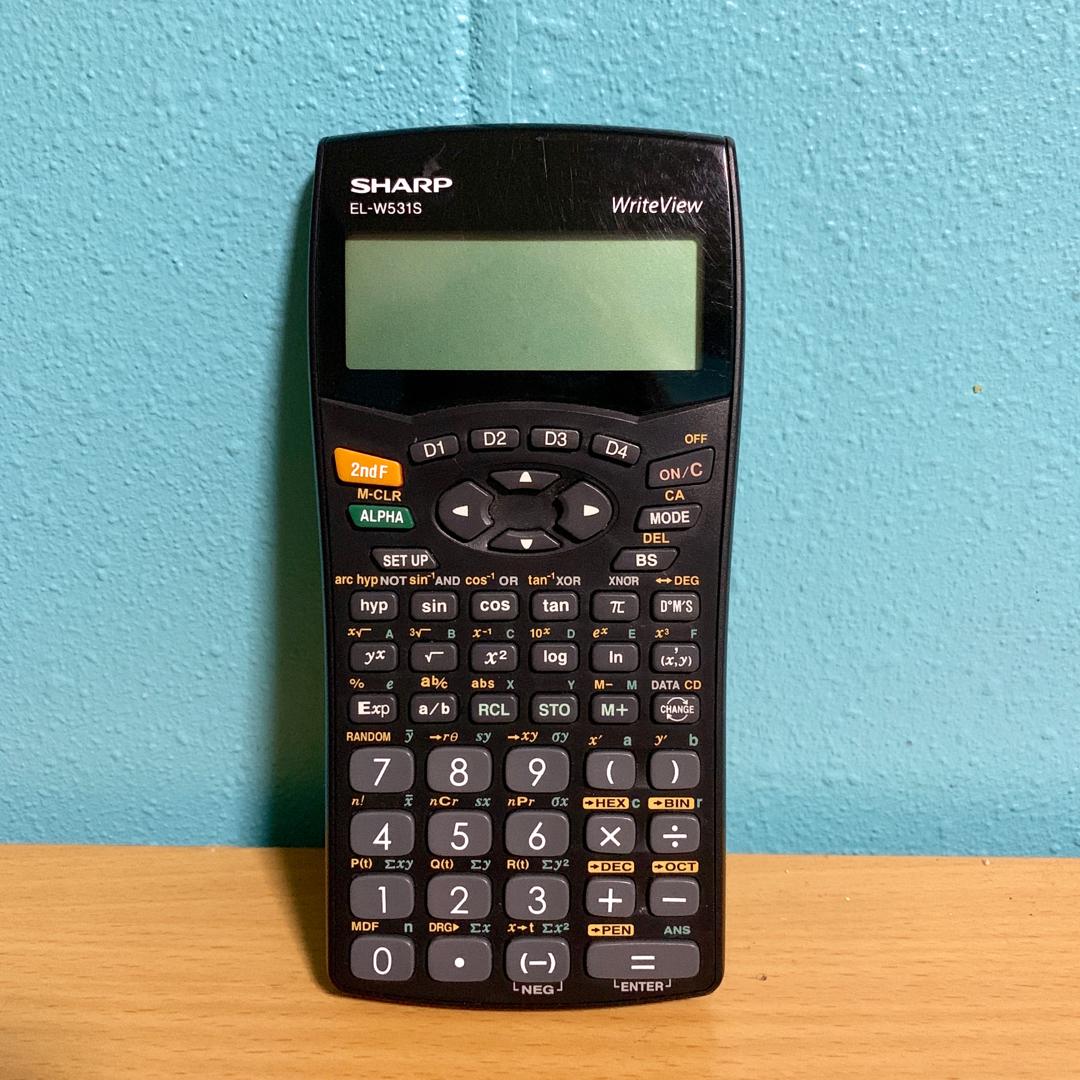 SHARP EL-W531S SCIENTIFIC CALCULATOR, Computers & Tech, Office ...