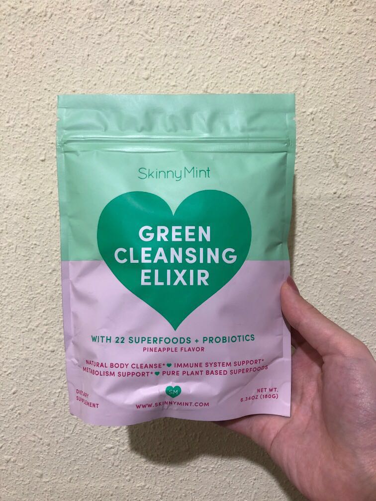 Skinnymint Green Cleansing Elixir, Health & Nutrition, Health Supplements, Health Food, Drinks ...