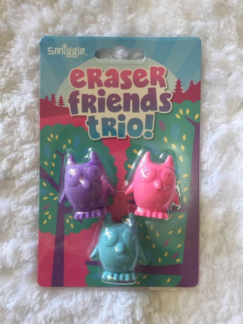 Smiggle HardTop Bubble Pencil Case & Eraser SET, Babies & Kids, Baby ...