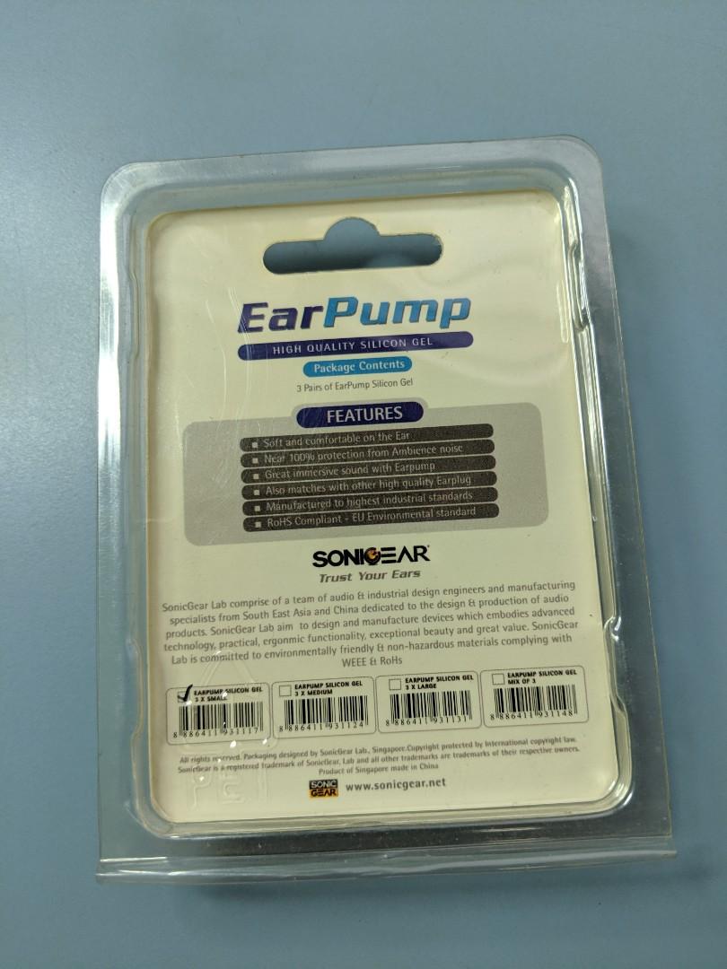 SonicGear 3 pairs high quality silicon gel earpump (small), Audio, Other Audio Equipment on ...