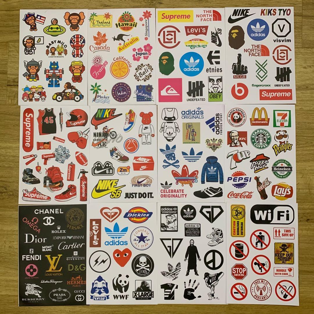Stickers For RIMOWA/Samsonite Luggage - Set Of 10 (New) A4 Sheet up to ...