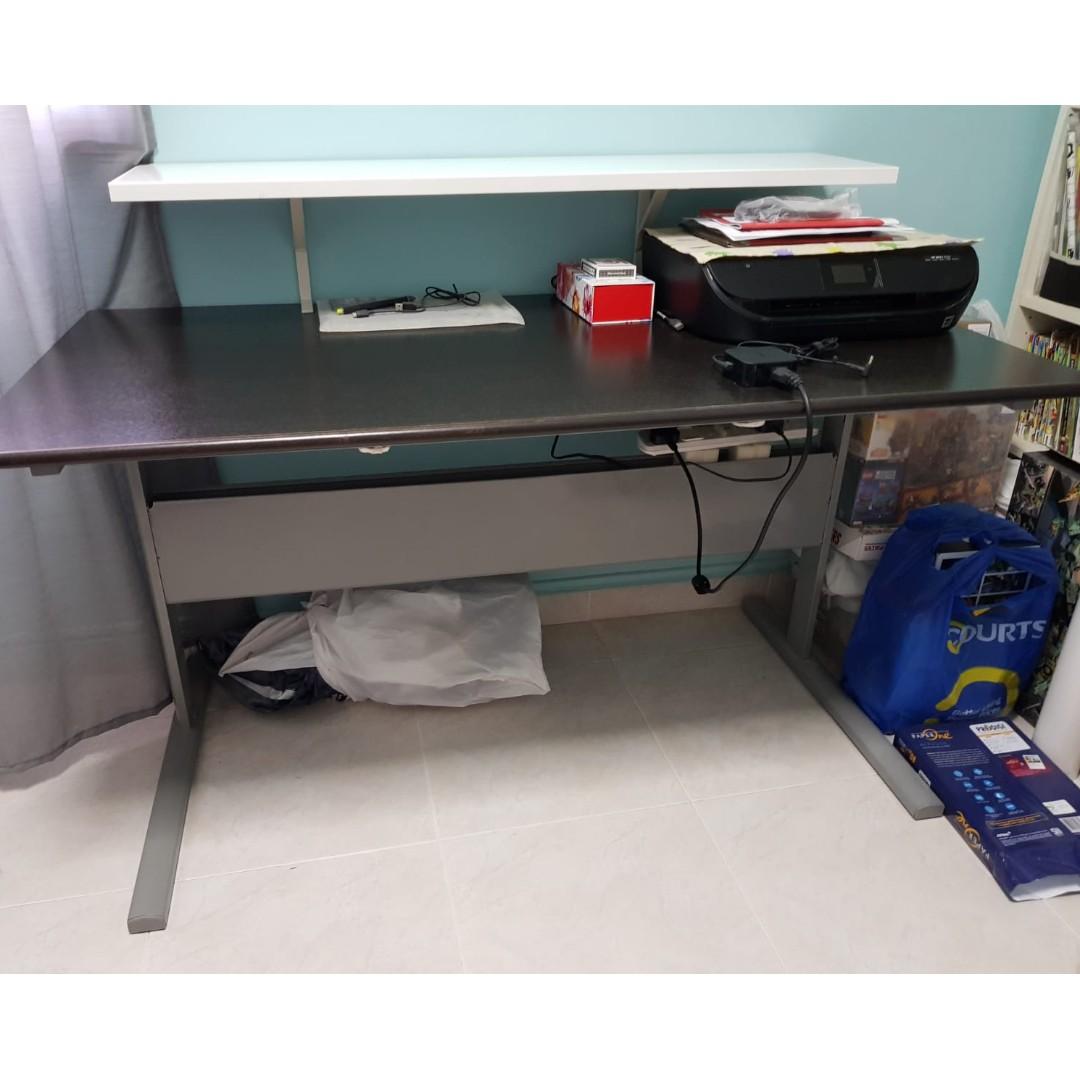 Study Desk with detachable extension shelf, Furniture & Home Living ...