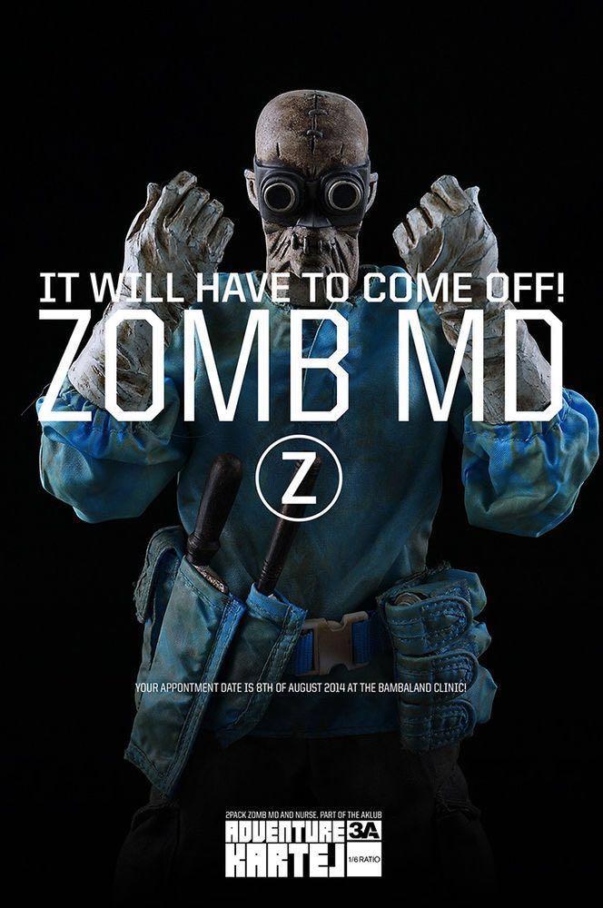ThreeA 3A Zomb MD and Albino Nurse Set Adventure Kartel AK Ashley Wood ...