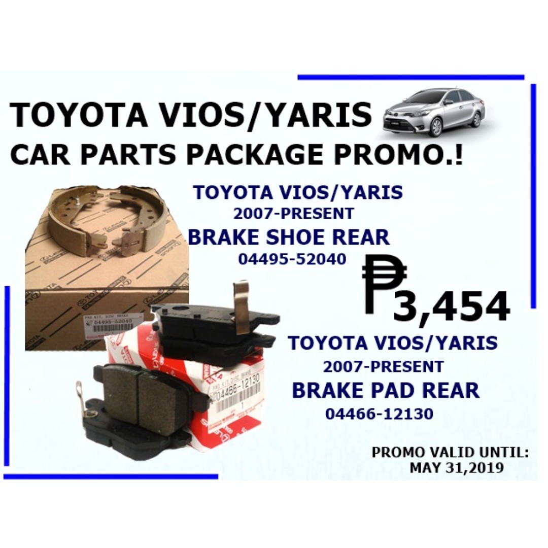 TOYOTA VIOS CAR PART PACKAGE PROMO, Car Parts & Accessories on Carousell