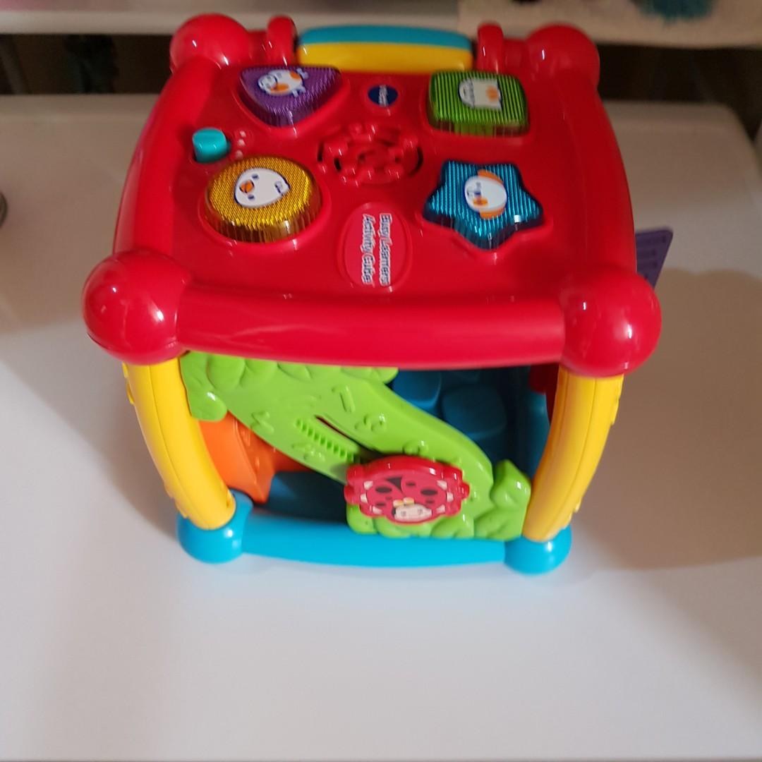 Vtech busy learner activity cube, Babies & Kids, Infant Playtime on ...