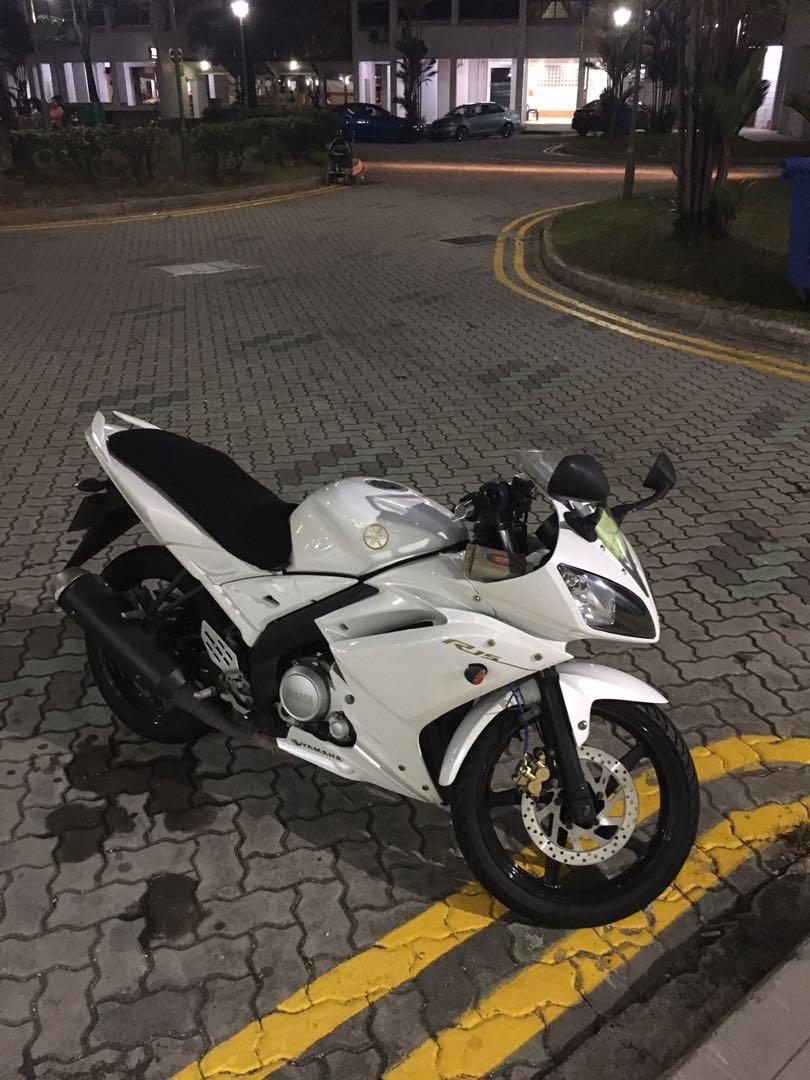 Yamaha YZF R15 V1, Motorcycles, Motorcycles for Sale, Class 2B on Carousell