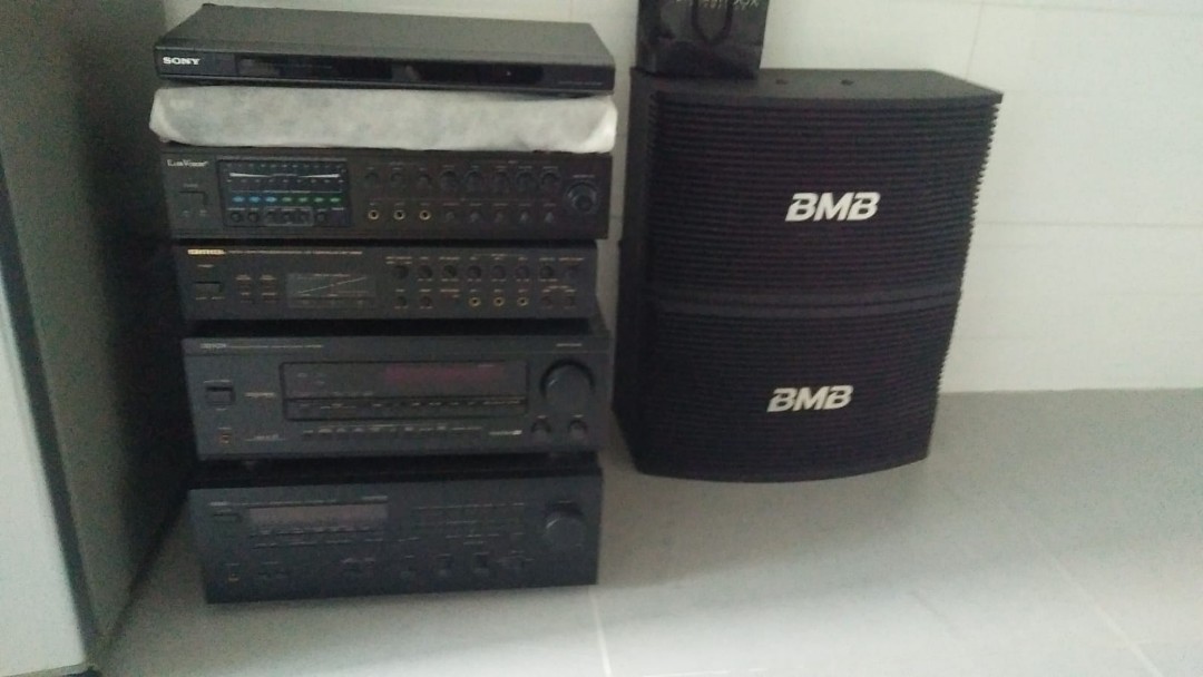 BMB Speakers, mixer, power amp receiver, Hobbies & Toys, Music & Media ...