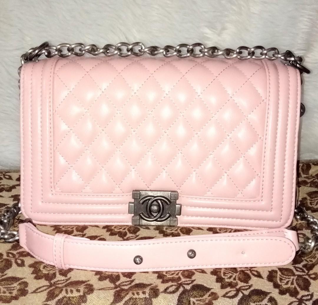 Chanel... w/holo sticker, Le boy bag, Women's Fashion, Bags & Wallets ...