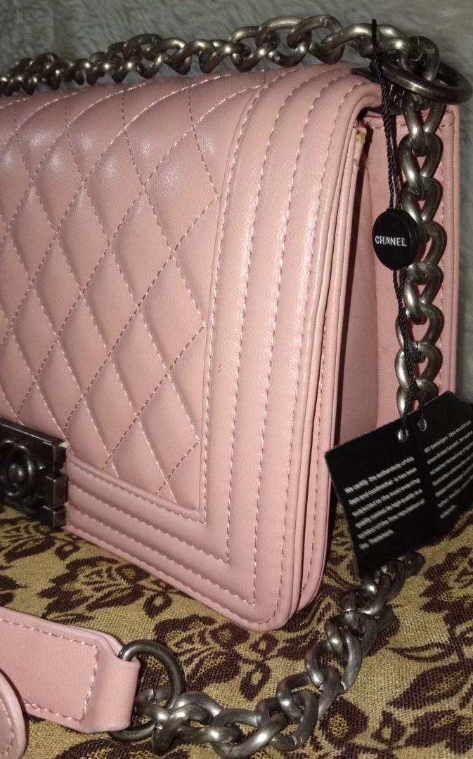 Chanel... w/holo sticker, Le boy bag, Women's Fashion, Bags & Wallets ...