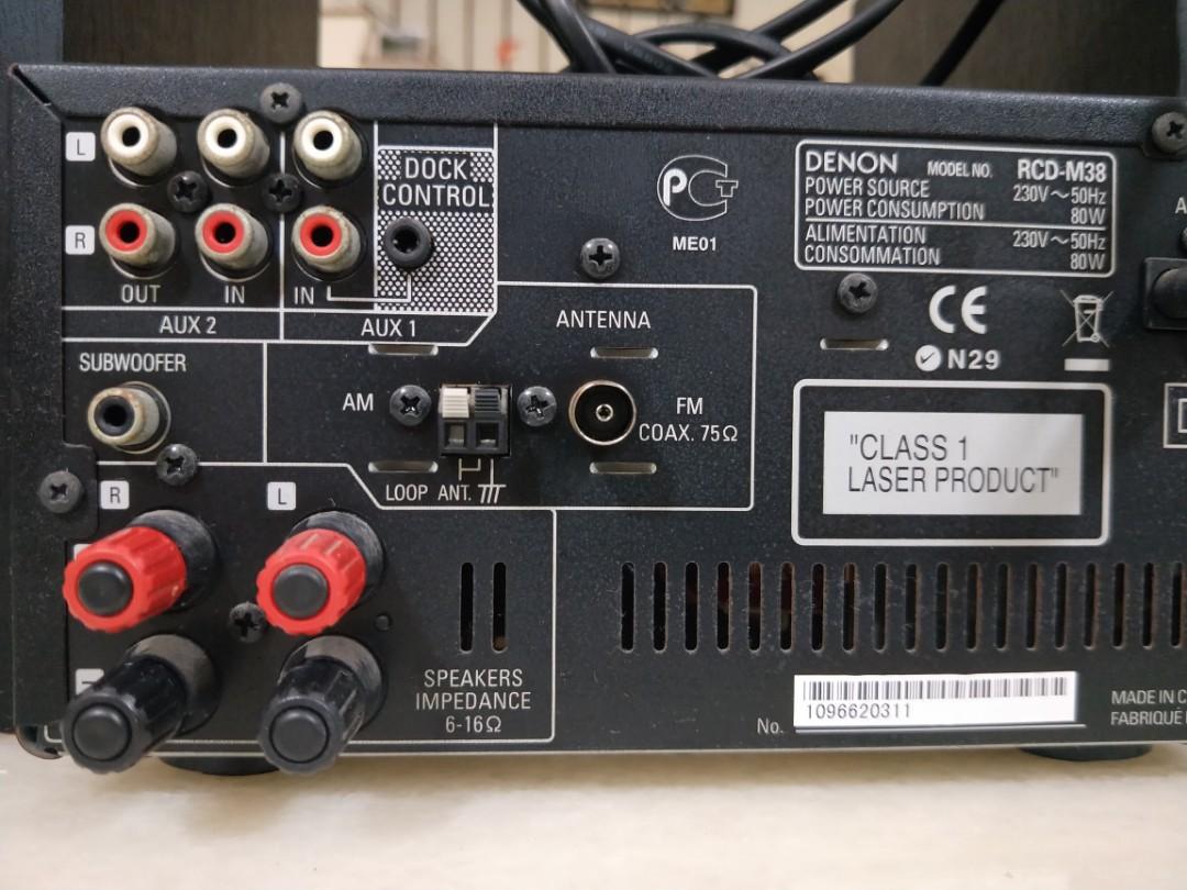 Denon D-M38, Audio, Soundbars, Speakers & Amplifiers on Carousell