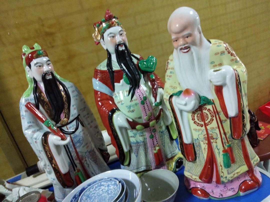 Fu Lu Shou, Hobbies & Toys, Memorabilia & Collectibles, Religious Items ...