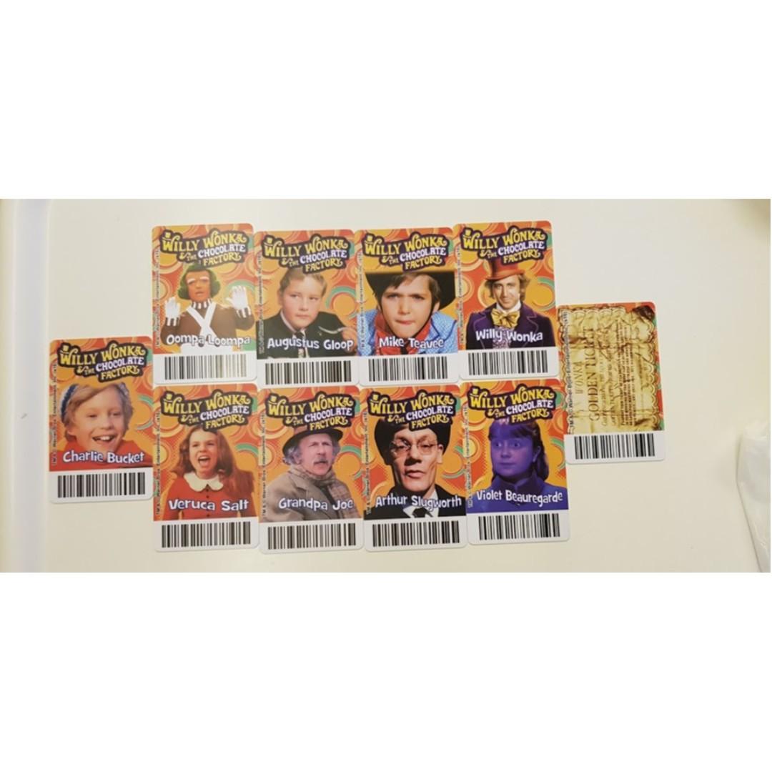 Full Set Timezone Willy Wonka Card Collection, Hobbies & Toys, Toys ...