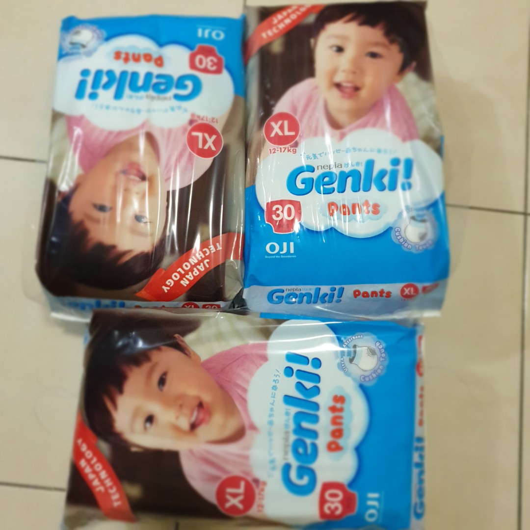 Genki diaper pant xl, Babies & Kids, Bathing & Changing, Diapers & Baby ...