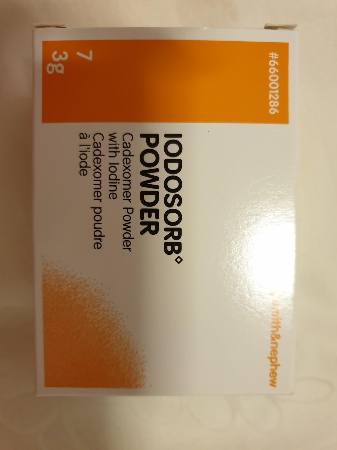 Iodosorb Powder (1 box of 7 sachets), Health & Nutrition, Health ...