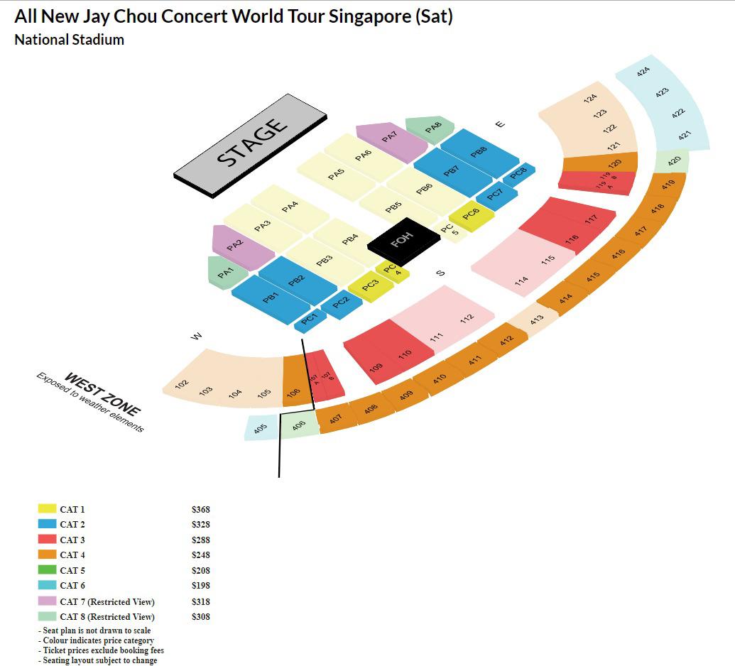 Jay Chou - All New Jay Chou Concert World Tour Singapore 2019, Tickets ...