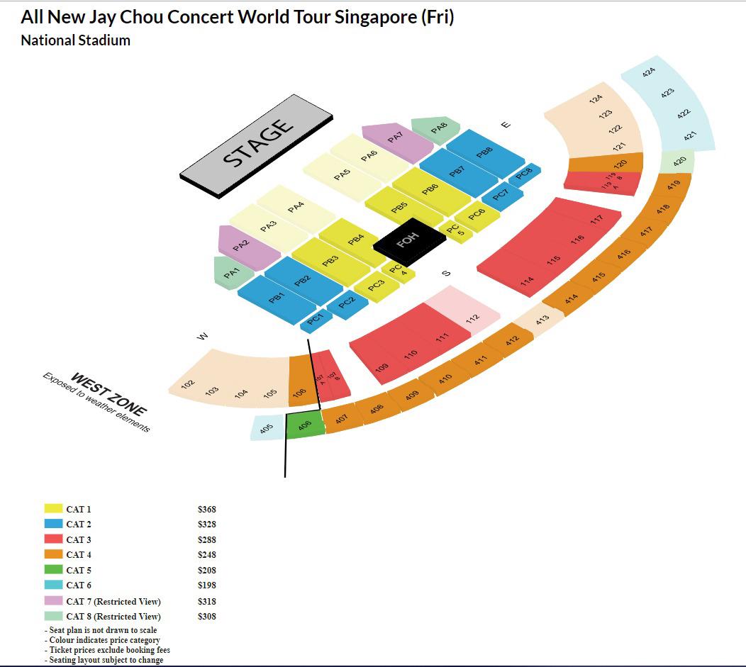 Jay Chou - All New Jay Chou Concert World Tour Singapore 2019, Tickets ...
