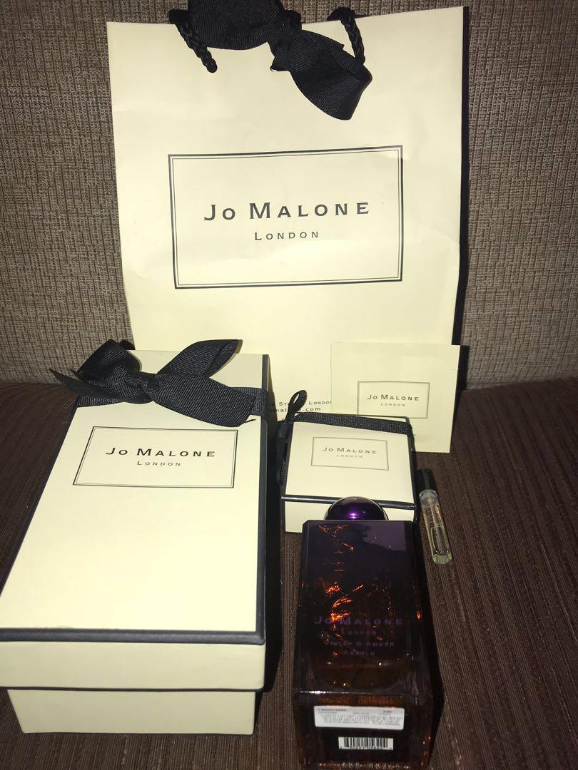 Jo Malone Violet & Amber Absolu, Beauty & Personal Care, Fragrance ...