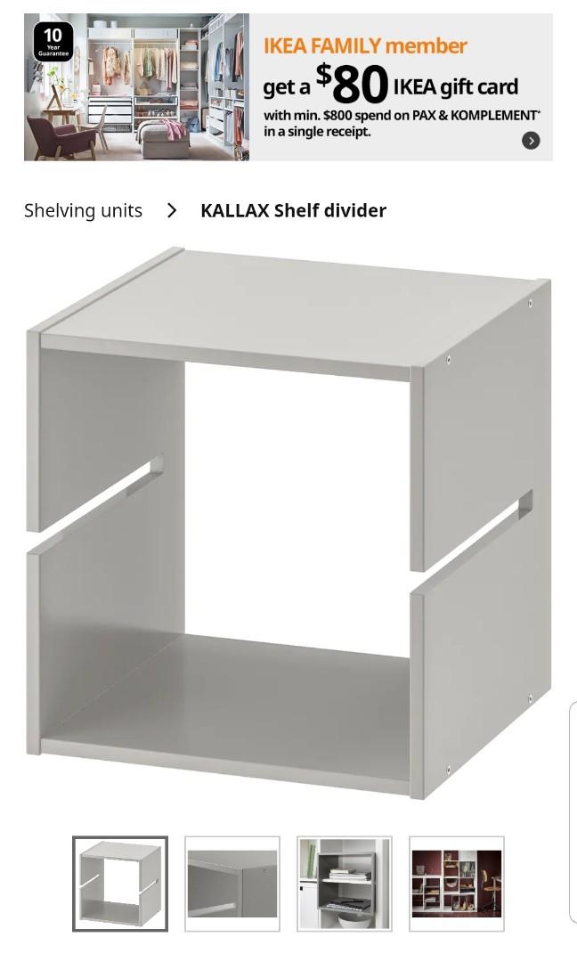 Kallax Shelf in excellent condition, Furniture & Home Living, Furniture ...