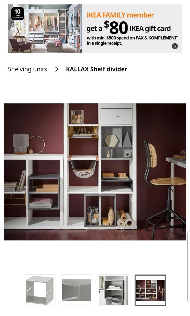 Kallax Shelf in excellent condition, Furniture & Home Living, Furniture ...