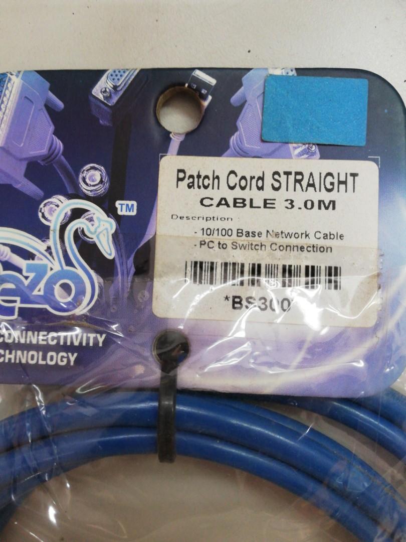 LAN Cable 3m, Computers & Tech, Parts & Accessories, Computer Parts on ...