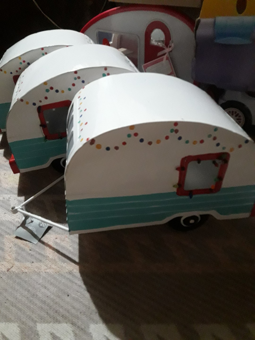 Metal Tin Caravan (for decoration only), Furniture & Home Living, Home ...