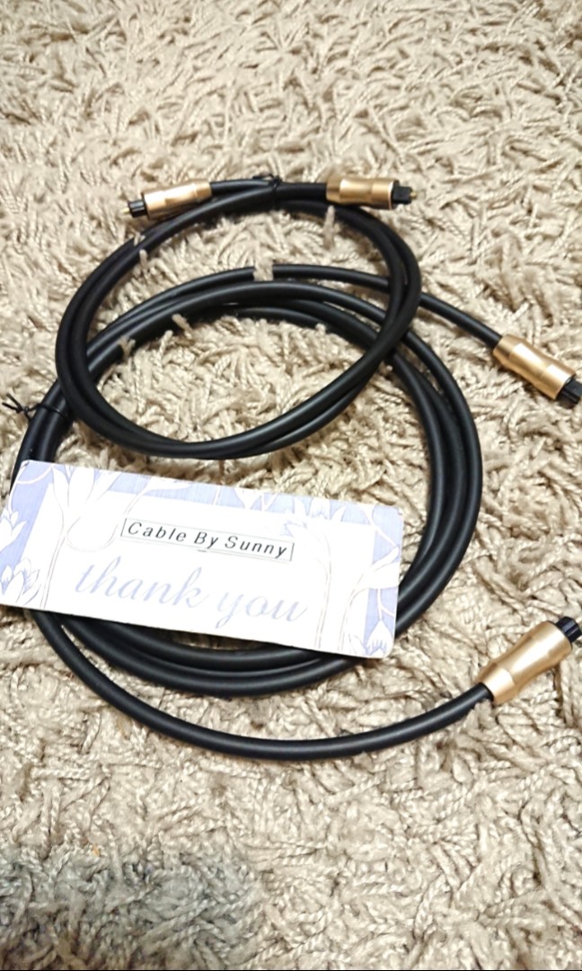 Optic fiber tolink digital cable., Audio, Portable Audio Accessories on ...