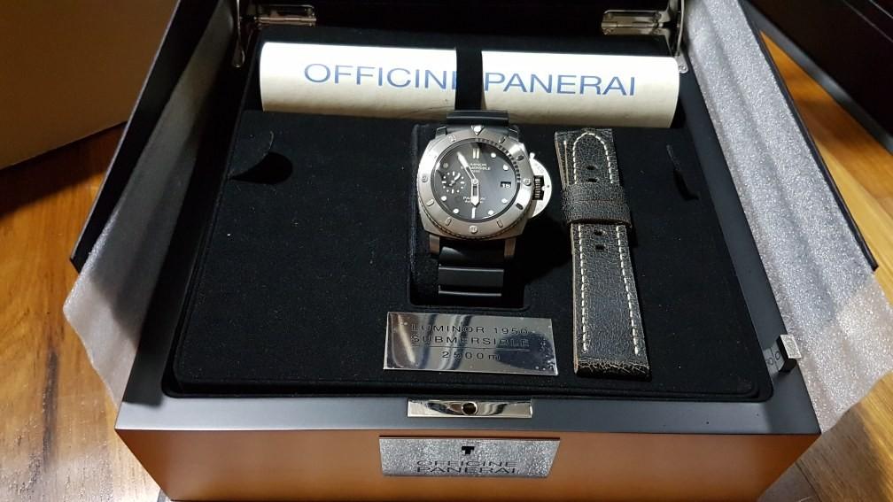 Panerai special watch Luminor Submersible 1950 2500M 3 Days Automatic ...