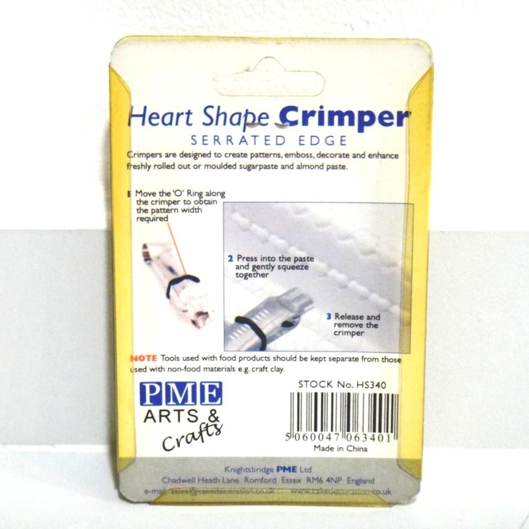 Decorate Fondant Covered cakes with nice borders with PME Crimper Heart ...