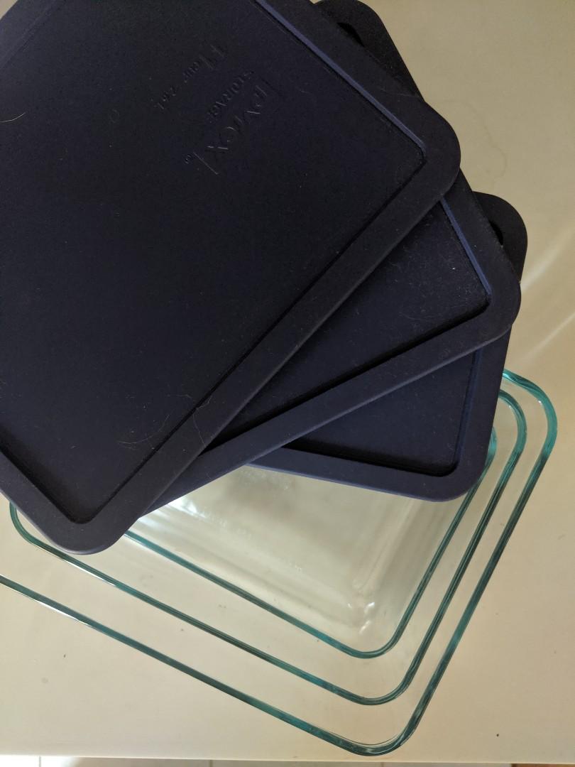 Pyrex set of 3, Furniture & Home Living, Kitchenware & Tableware, Other ...