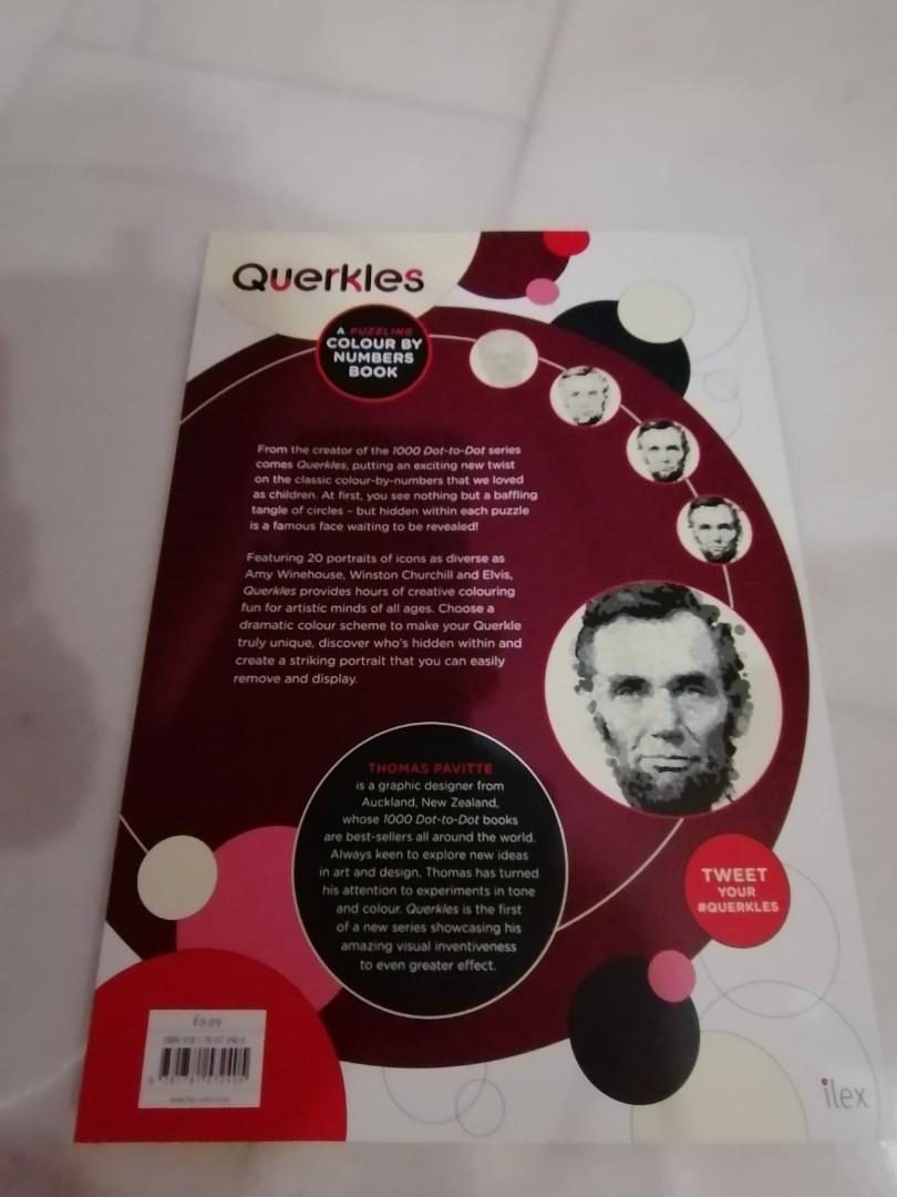 Querkles colouring by numbers, Books & Stationery, Stationery on Carousell