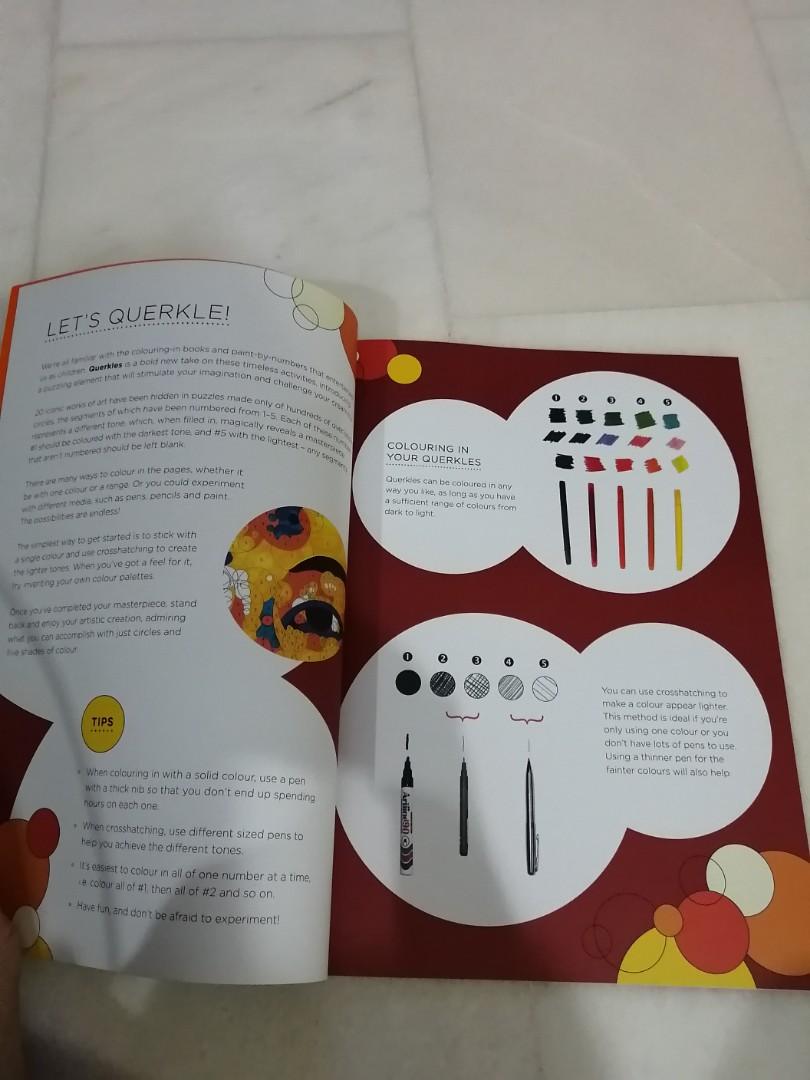 Querkles colouring by numbers book, Hobbies & Toys, Stationery & Craft ...