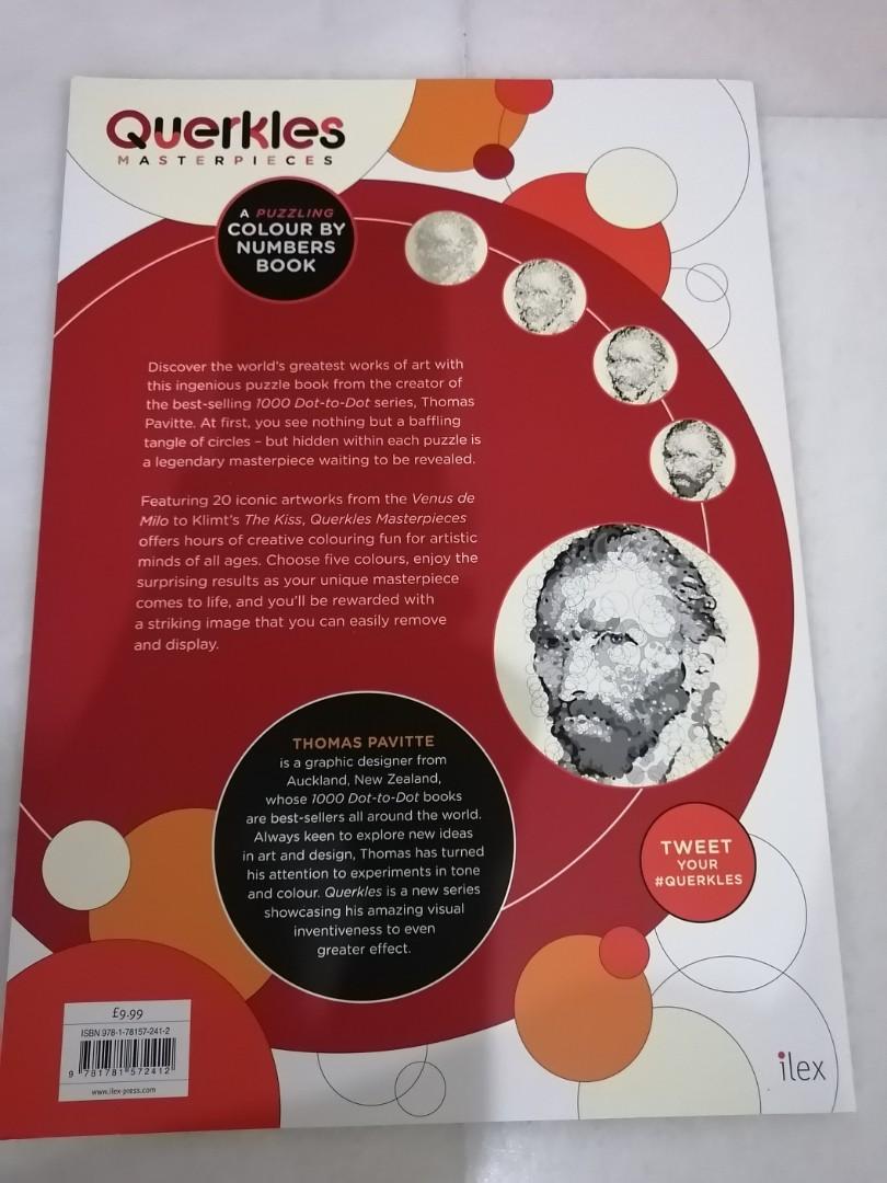 Querkles colouring by numbers book, Hobbies & Toys, Stationery & Craft ...