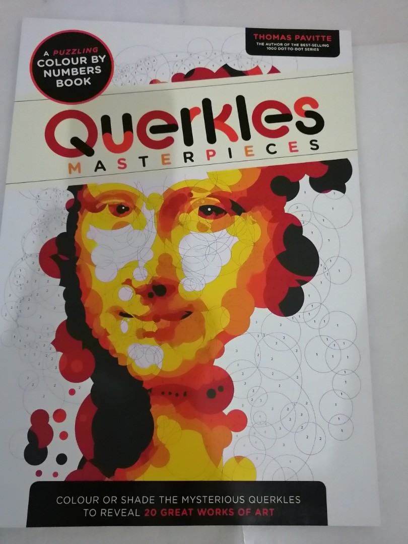 Querkles colouring by numbers book, Hobbies & Toys, Stationery & Craft ...