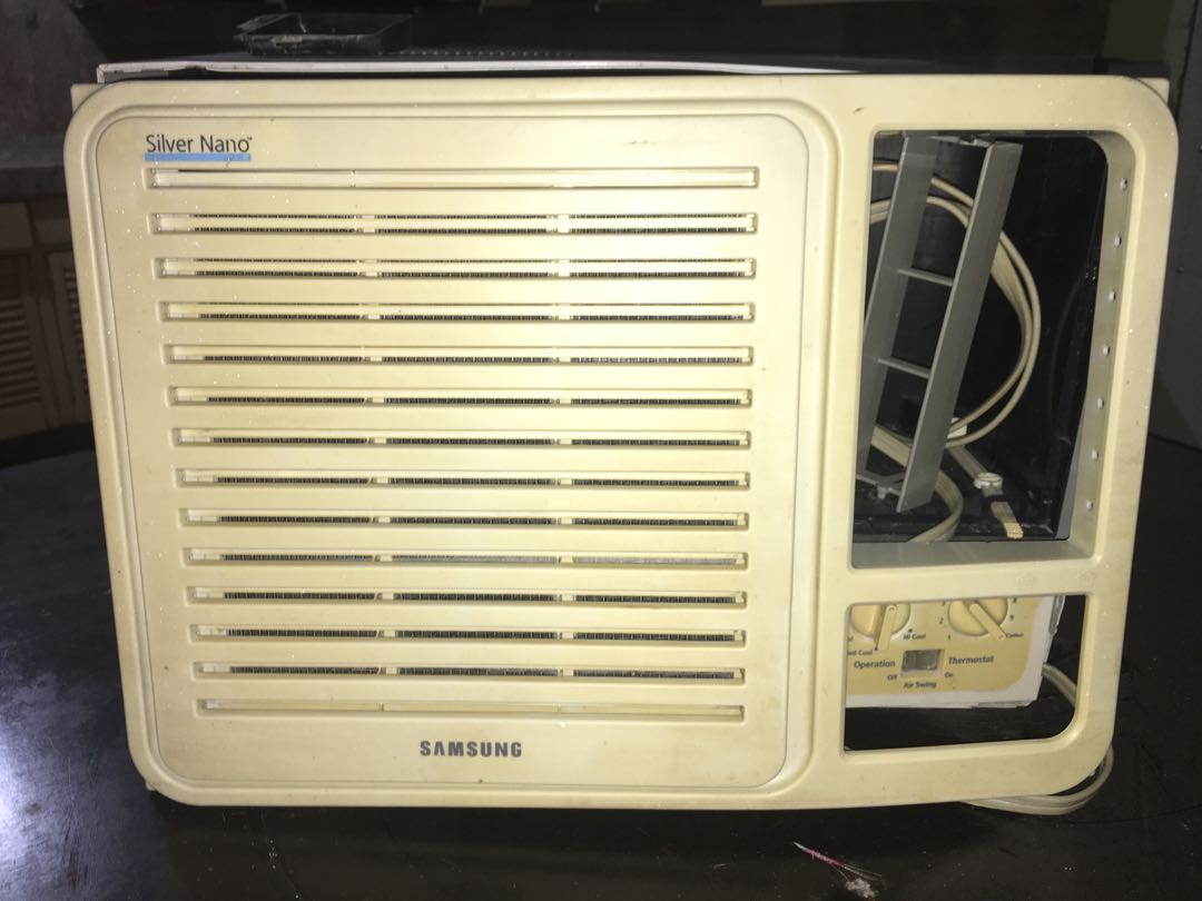 Samsung Silver Nano 3/4hp Aircon, TV & Home Appliances, Air ...