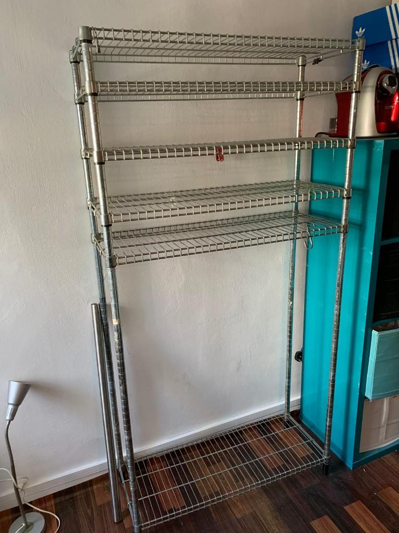 Steel Rack omar, Furniture, Shelves & Drawers on Carousell