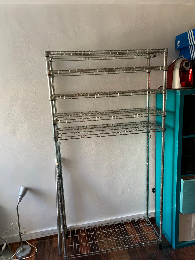 Steel Rack omar, Furniture, Shelves & Drawers on Carousell