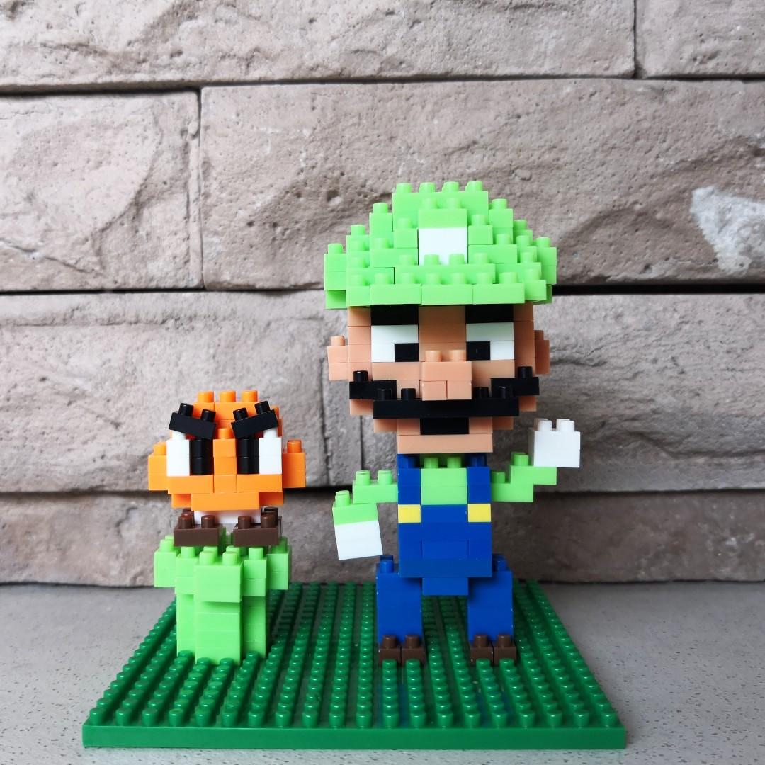 Super Mario and Luigi building block microblock set, Hobbies & Toys ...