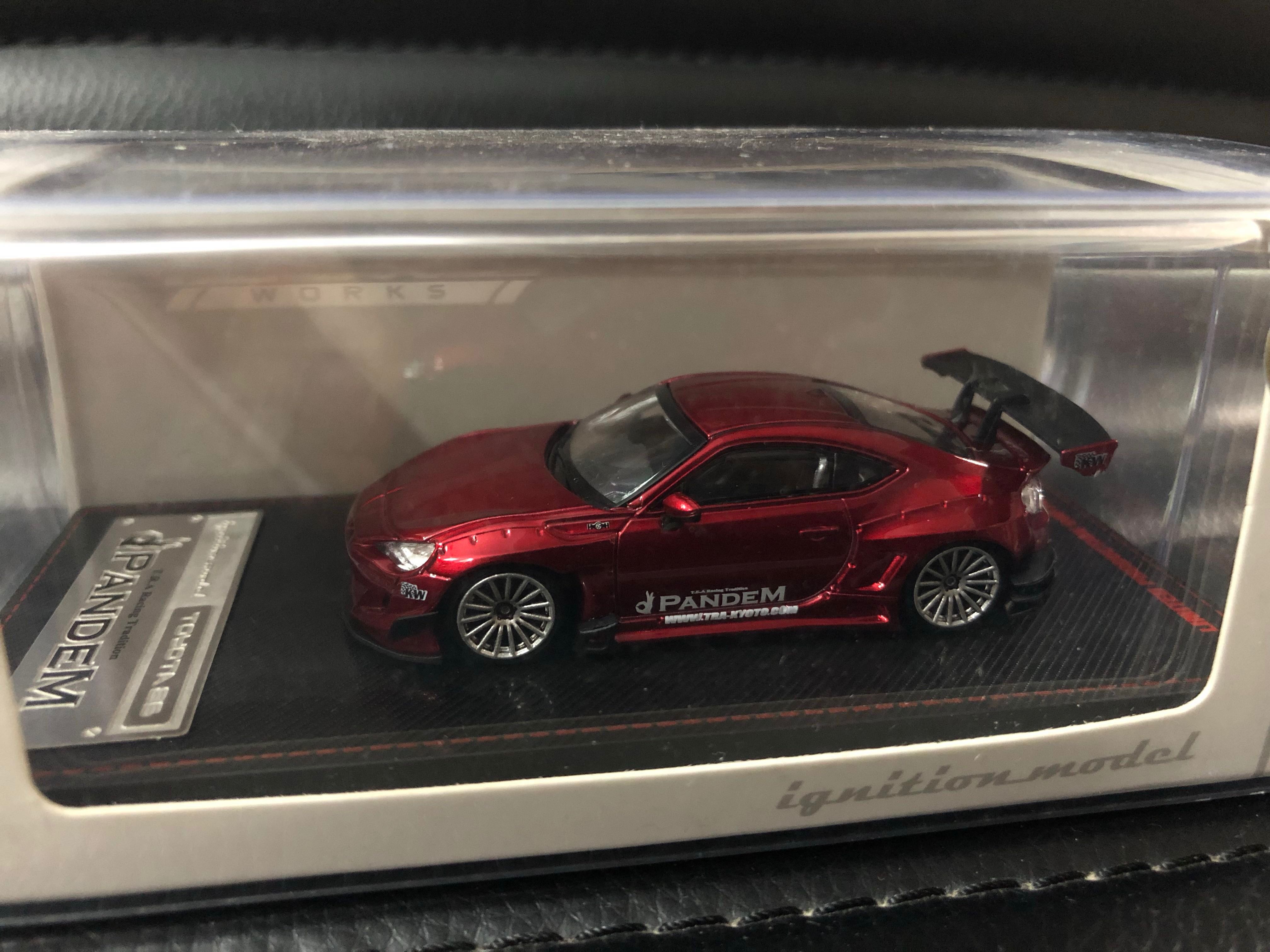 Tarmacworks x Ignition Model Toyota GT86 Red Pandem Kit 1:64, Hobbies ...