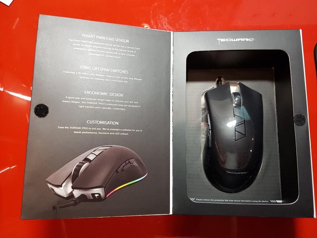 Tecware torque pro RGB mouse, Computers & Tech, Parts & Accessories ...