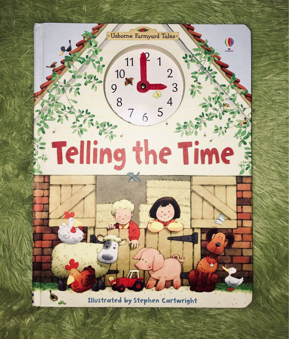 Telling time book by Usborne for 3-7 years old, Hobbies & Toys, Books ...