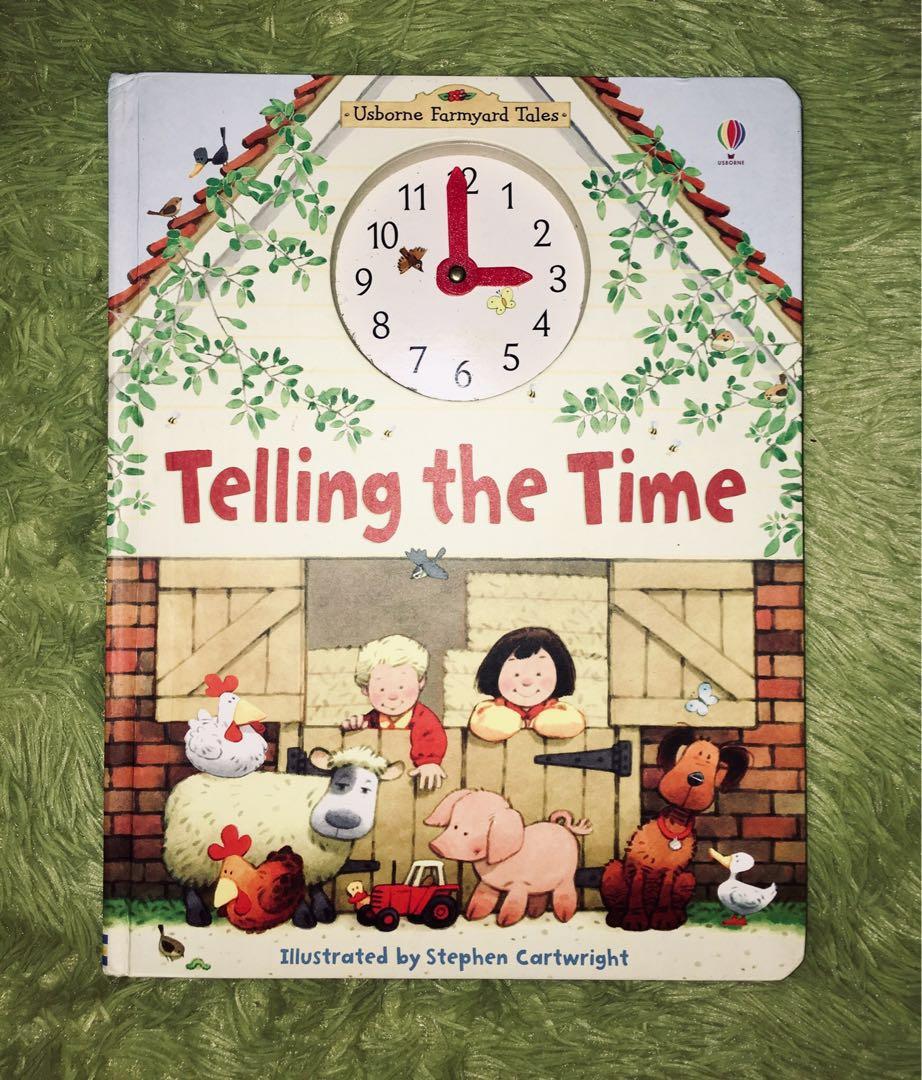 Telling time book by Usborne for 3-7 years old, Hobbies & Toys, Books ...