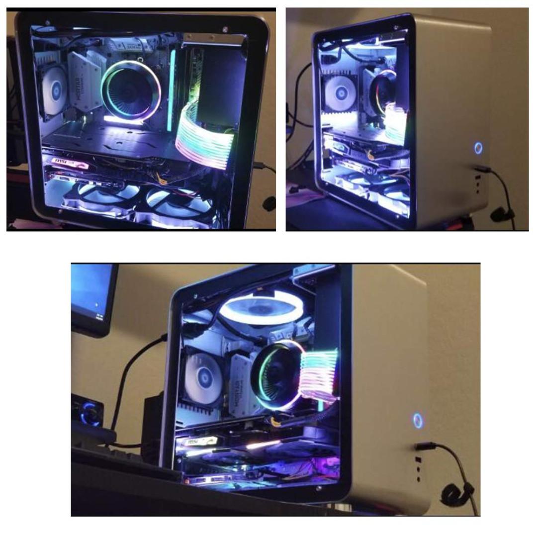 U2821 GOLDEN FIELD M3S Mini ITX PC Computer Smart Case ITX/MATX Desktop ...